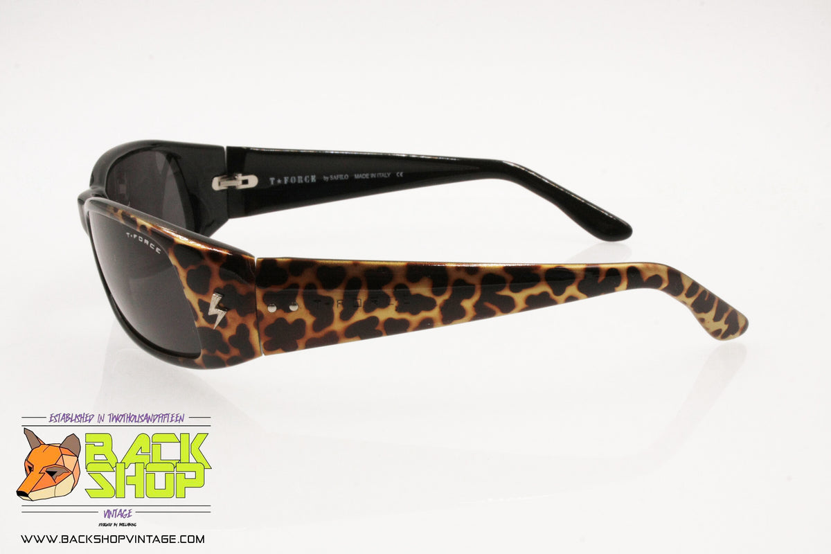 T-FORCE by SAFILO Vintage Sunglasses, Animalier & Black, New Old Stock ...