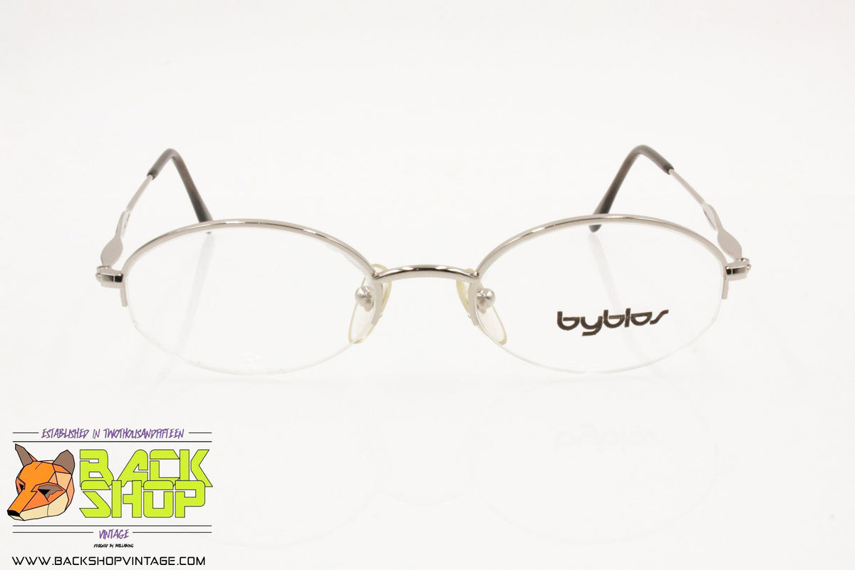 BYBLOS mod. 631 Vintage eyeglass frame Half rimmed, New Old Stock 1990 ...