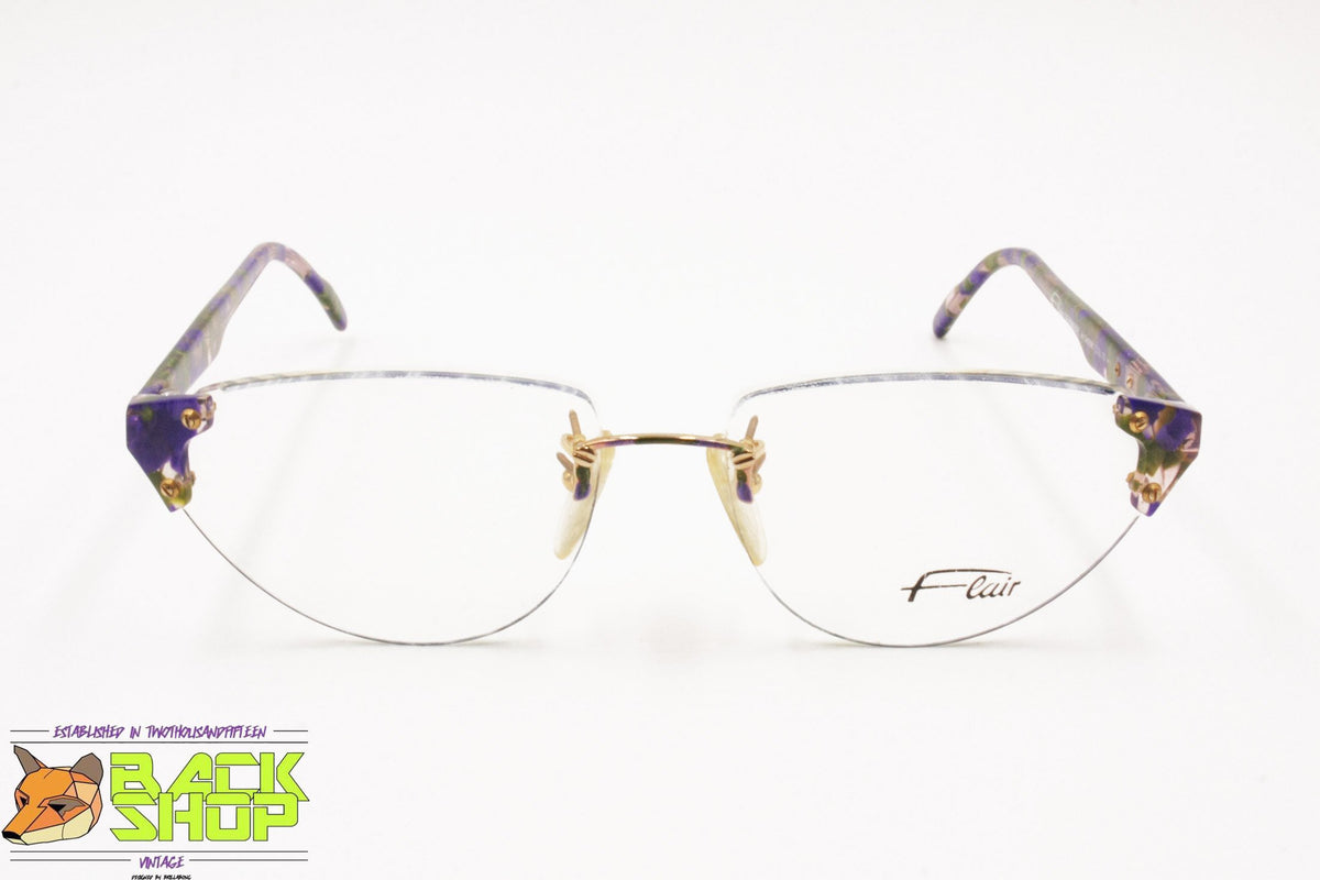 FLAIR Jet Set 690 col. 70 Rimless Vintage eyeglass frame colorfull in ...